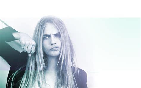 Fondos De Pantalla Cara Delevigne Mujer Modelo Fondo Simple