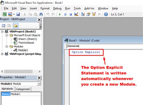 everything about option explicit in vba vba and vb tutorials education and programming