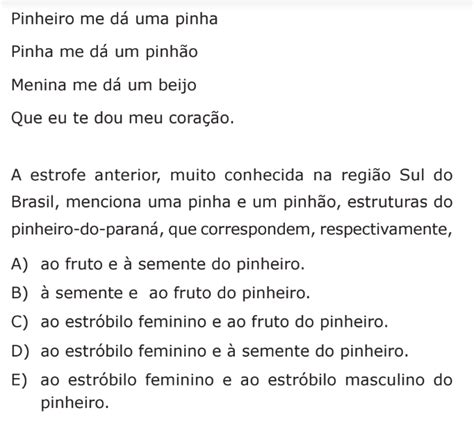 Olá bom dia Você poderia me explicar como o estróbilo fem Explicaê