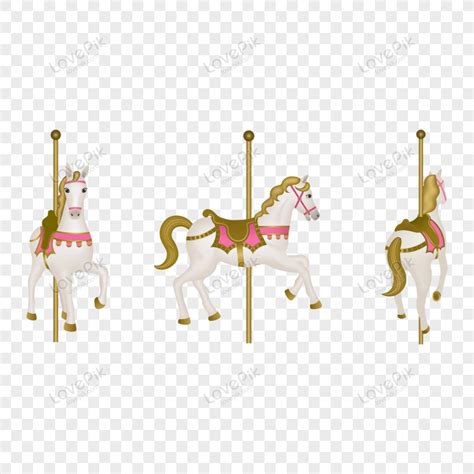Elegante Carrusel Caballo Vector PNG Imágenes Gratis Lovepik