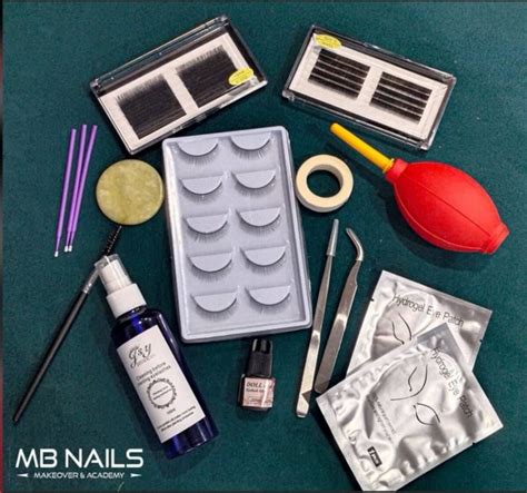 White Eyelash Extensions Basic Kit For Parlour Pressed Powder At Rs