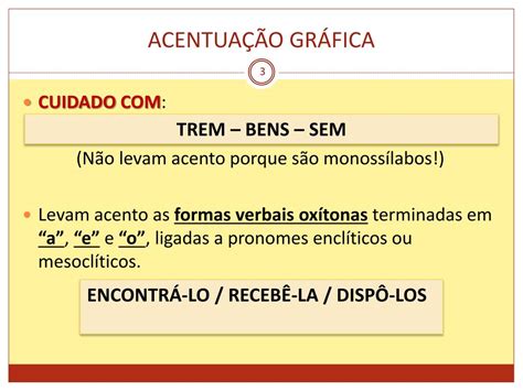 PPT Acentuação Gráfica PowerPoint Presentation free download ID