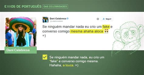 Veja Erros De Portugu S De Celebridades Nas Redes Sociais Fotos Uol