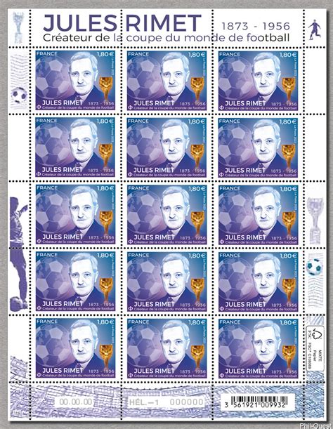 Phil Ouest Timbre De Jules Rimet