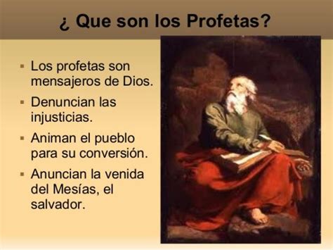 Profetas Del Nuevo Testamento Importantes RESUMEN