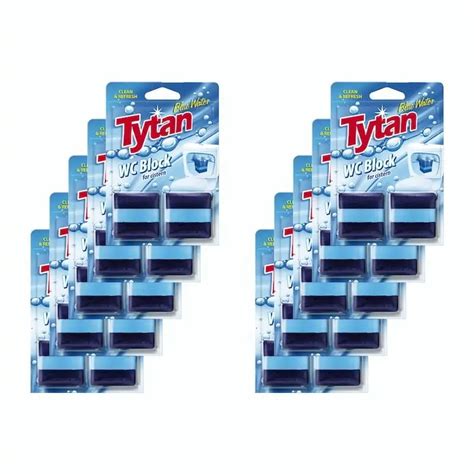 10 x KOSTKA DO SPŁUCZKI BARWIĄCA WODĘ TYTAN WC 2x50g TYTAN Sklep