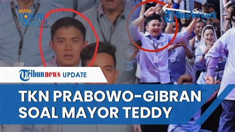 Respons Tkn Soal Mayor Teddy Duduk Di Bangku Pendukung Prabowo Gibran