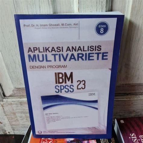 Jual Aplikasi Analisis Multivariete Dengan Program IBM SPSS 23 Edisi 8