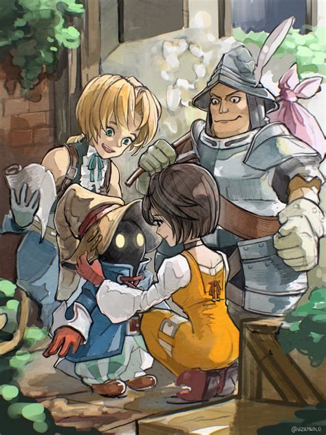 Zidane Tribal Garnet Til Alexandros Xvii Vivi Ornitier And Adelbert Steiner Final Fantasy