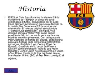 Fc Barcelona Presentacion PPT