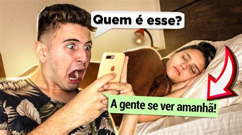 Desbloqueei O Celular Da Minha Namorada Enquanto Ela Dormia Vingan A