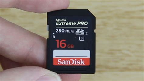 SanDisk Extreme PRO SDHC SDXC UHS II U3 Memory Card Unboxing 280MB S