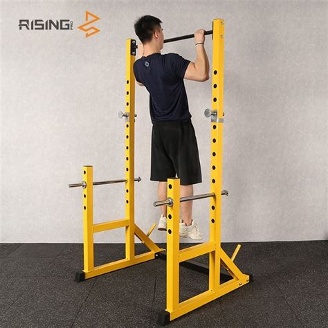Rising Folding Half Portable Squat Racks Weight Bench And Squat Rack