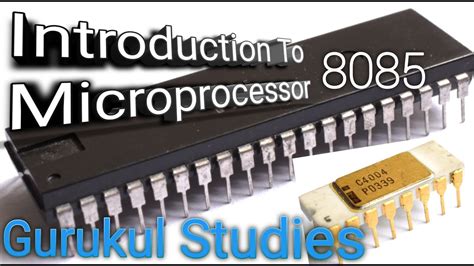 microprocessor 8085 basic information about microprocessors