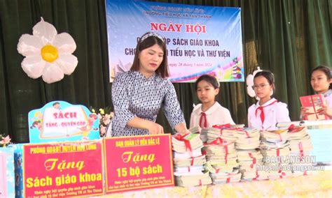 Hữu Lũng tổ chức ngày hội quyên góp sách giáo khoa cho học sinh tiểu