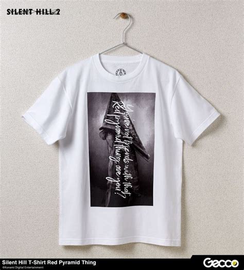 Silent Hill T Shirt Red Pyramid Thing Color White Gecco Direct