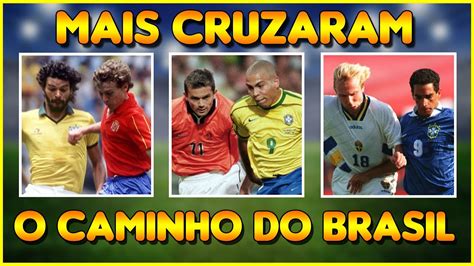 AS SELEÇÕES QUE O BRASIL MAIS ENFRENTOU EM COPAS DO MUNDO YouTube