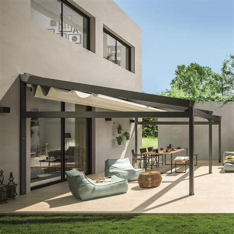 Pergola adossée PERGOTENDA B SPACE Corradi en aluminium
