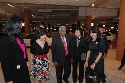 President S R Nathan Arriving At Resorts World Sentosa