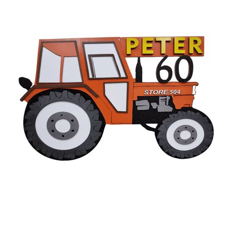 Znak za obletnico Traktor Štore Leseno darilo