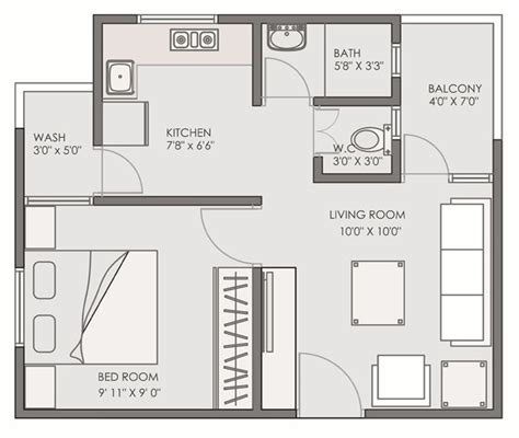 Bhk Bhk Floor Plan Floorplans Click