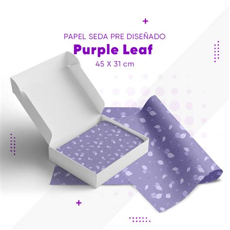 Papel Seda Purple Leaf Creativeprint