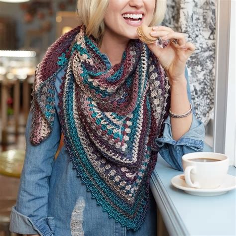 Red Heart Free Crochet Shawl Patterns Stitches And Rows