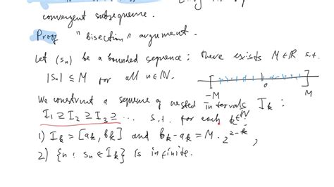 real analysis lecture 11 bolzano weierstrass theorem and cauchy convergent for sequences