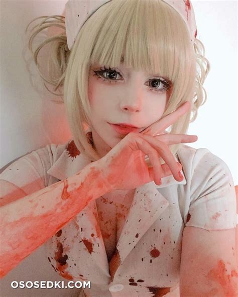 Pockythief Моя геройская академия Химико Тога naked cosplay asian 7