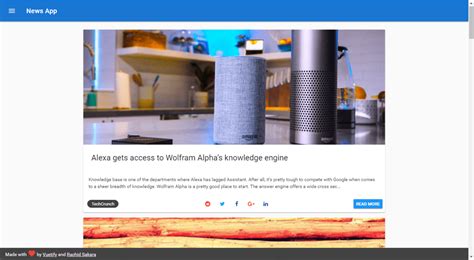 Build A Beautiful Animated News App With Vue Js And Vuetify Buttercms