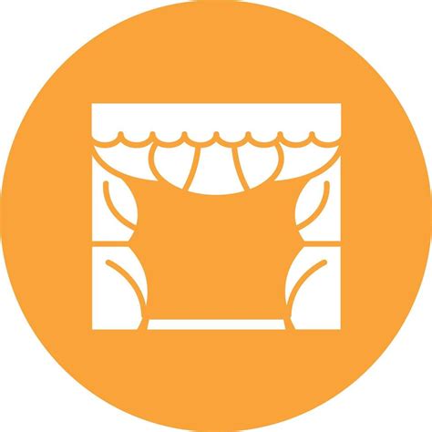 Theatre Glyph Circle Background Icon 17720353 Vector Art At Vecteezy