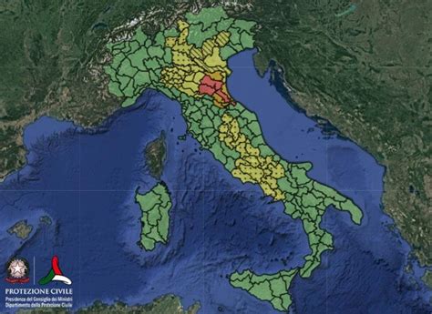 Maltempo Allerta Meteo Rossa Arancione E Gialla Domani 14 Maggio Le
