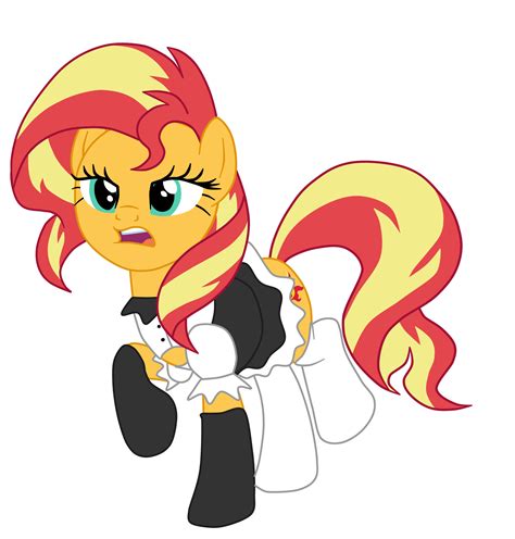 Safe Artist Gmaplay Sunset Shimmer Earth Pony Pony