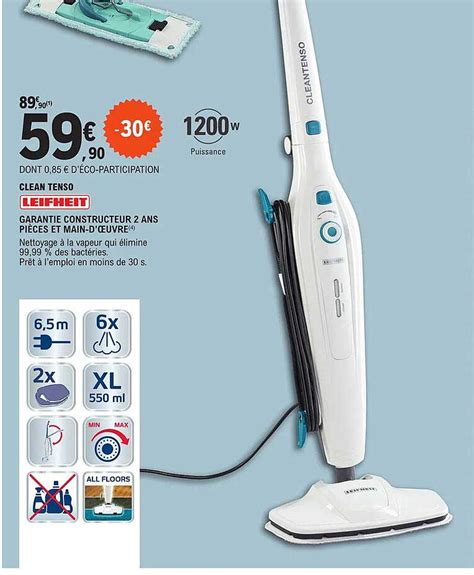 Promo Clean Tenso Leifheit Chez E Leclerc ICatalogue Fr