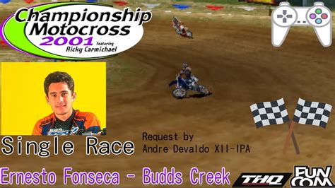 Championship Motocross 2001 Ft Ricky Carmichael PS1 Single Race