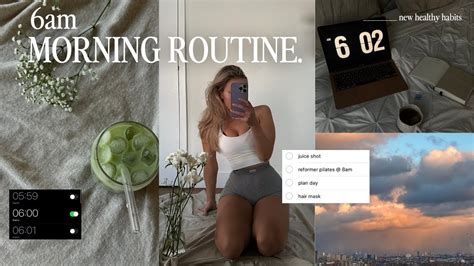 6AM MORNING ROUTINE 2023 New Healthy Habits Productive Start To