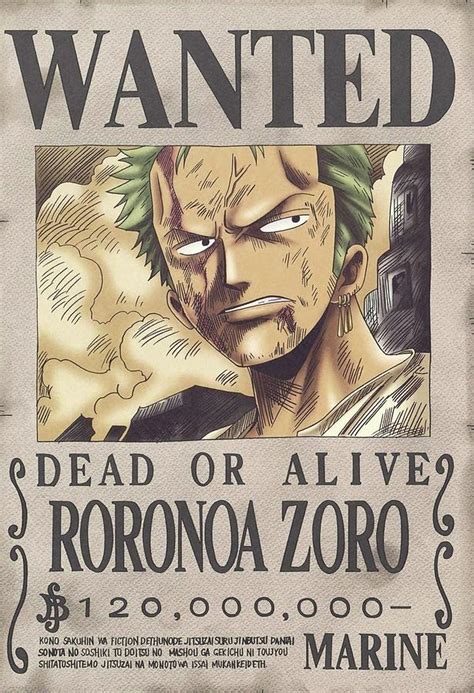 One Piece Wanted Roronoa Zoro Digital Art By Jose Alberto Fine Art