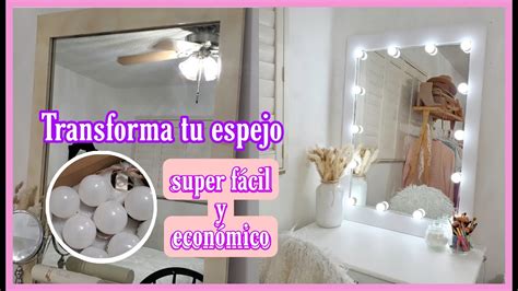 Transforma tu espejo fácil y económico espejo con luces Led amazon