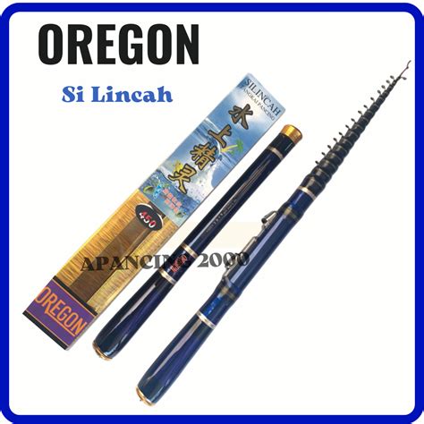 Jual Joran Pancing Tegek Carbon Ruas Pendek Kaku Ringan Oregon Silincah