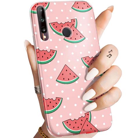 ETUI DO HUAWEI P40 LITE E WZORY ARBUZ Z ARBUZEM MELON OBUDOWA POKROWIEC