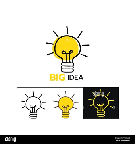Light Bulb Creative Idea And Innovation Light Bulb Icon With Concept