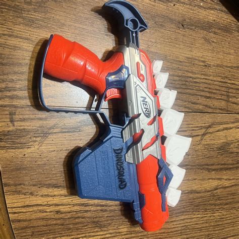 Nerf Dinosquad Stego Smash Dino Dart Blasting Blaster Gun EBay