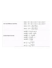 Double Angle And Identities Of Trig Functions Sin A B Sin A Cos