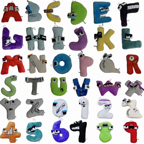 Alfabeto Lore Pelucia Boneco 26 Letras Completo Frete Gratis Corre