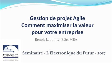 Gestion De Projet Agile Comment Maximiser La Valeur Pour Votre