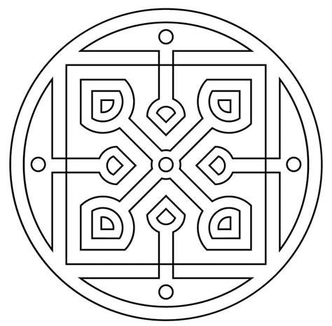 Coloriage Mandala Celtique T L Charger Et Imprimer Gratuit Sur