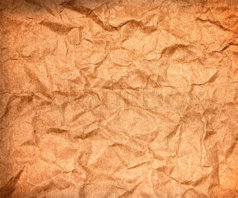 Vintage Old Crumpled Paper Texture Stock Image Colourbox