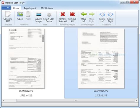 hexonic scantopdf screenshot and download at