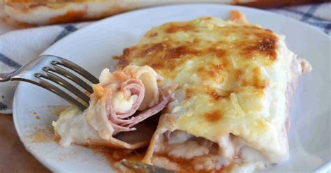 Canelones de jamón y queso muy fáciles Recomendaciones Entre Fogones