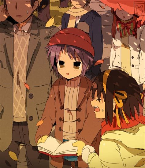 Suzumiya Haruhi Nagato Yuki Asahina Mikuru Kyon And Koizumi Itsuki Suzumiya Haruhi No